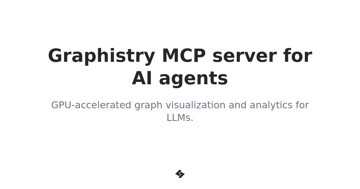 Graphistry MCP server for AI agents