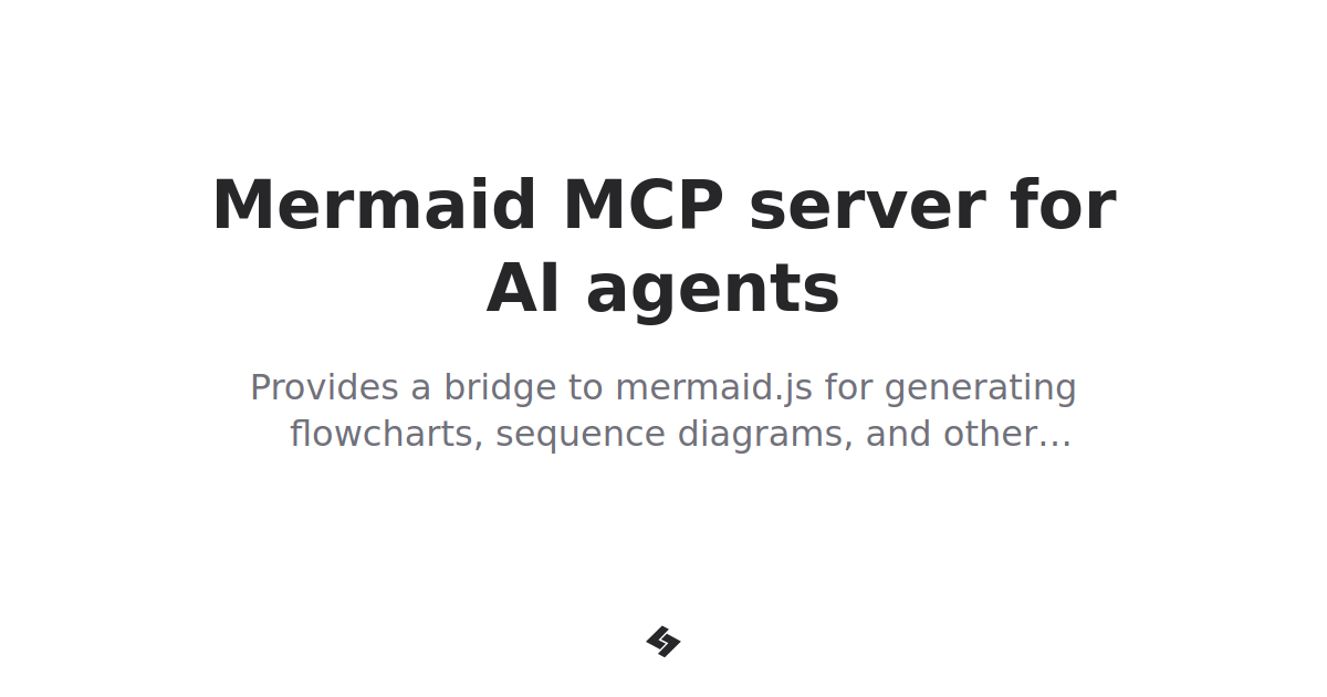 Mermaid MCP server for AI agents