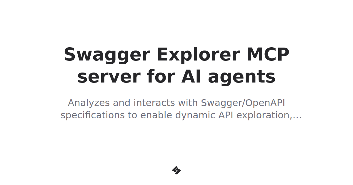 Swagger Explorer MCP server for AI agents