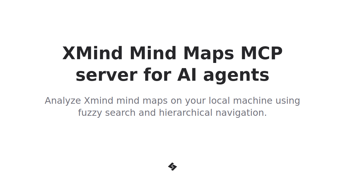 XMind Mind Maps MCP server for AI agents