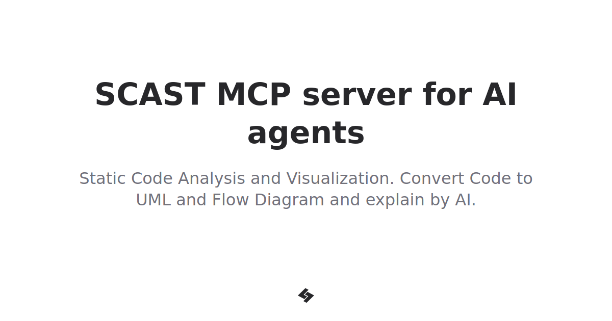 SCAST MCP server for AI agents