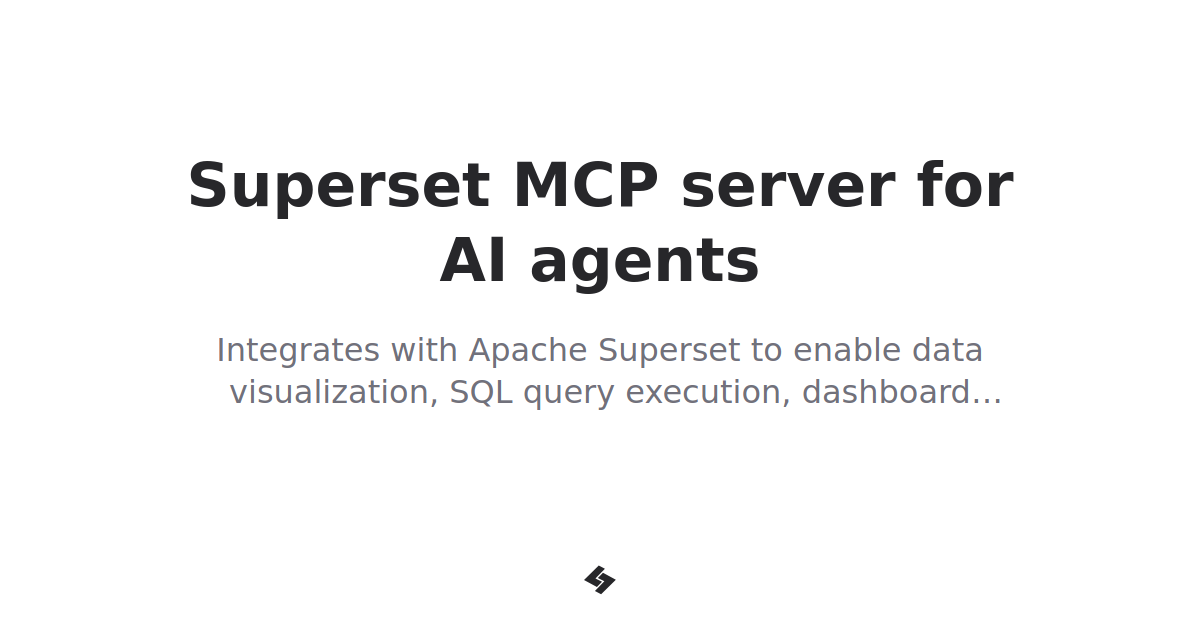 Superset MCP server for AI agents
